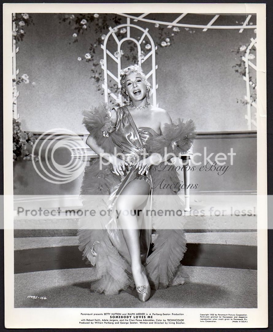 BETTY HUTTON leggy singer actress 1952 VINTAGE ORIG PHOTO | eBay