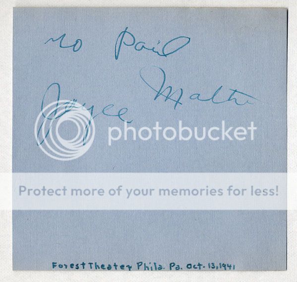 JOYCE MATHEWS - DANCER, SHOWGIRL ACTRESS married MILTON BERLE 2X, 1941 ...